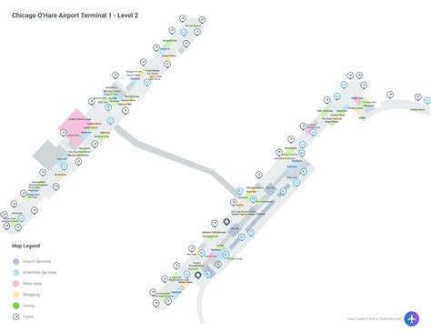 Chicago Ohare Airport Ord Maps