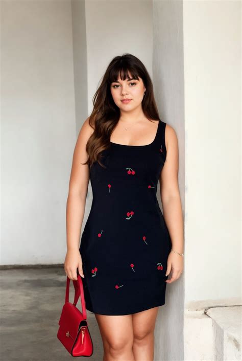 Chloé Plus Size Cherry Tank Dress Hello Curve