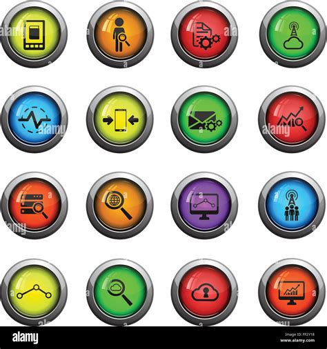 Data Analytic Simply Icons Stock Vector Image And Art Alamy