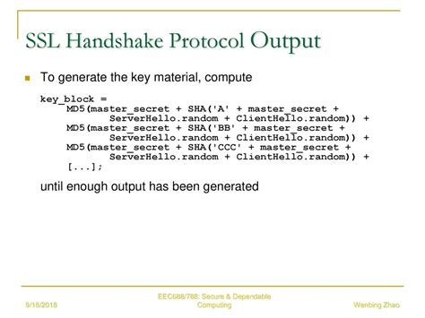 Eec 688788 Secure And Dependable Computing Ppt Download