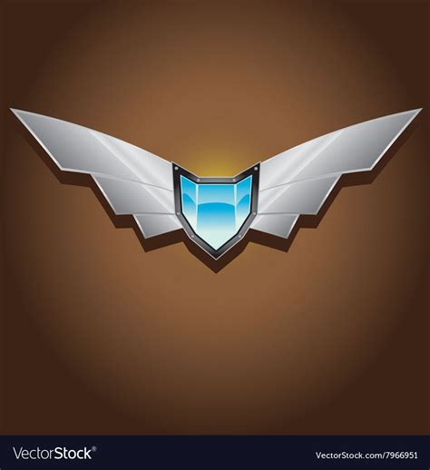 Metallic Automotive Motorcycle Badge Vector Image