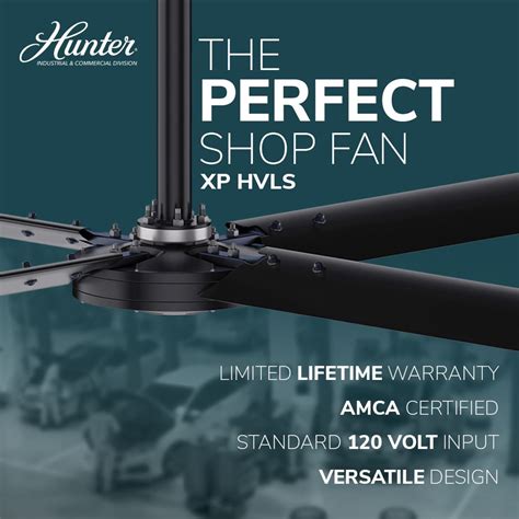 Lets Talk Shop Our Xp Hvls Ceiling Fan Is Ideal For Automotive Shops