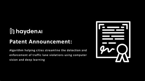 Hayden Ai Awarded Patent For Algorithm That Detects Traffic Lane