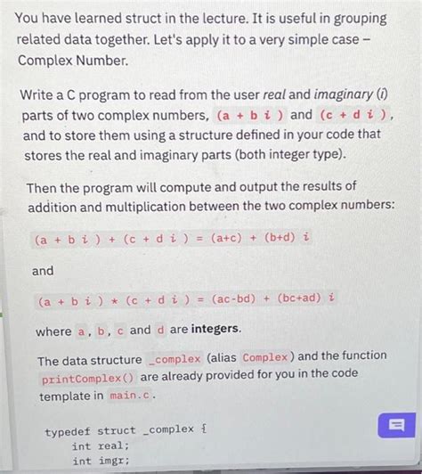 Solved You Have Learned Struct In The Lecture It Is Useful