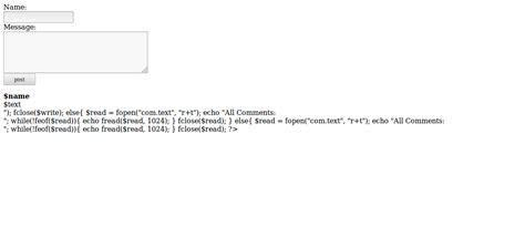 Comment Form In Html And Php Not Display Stack Overflow