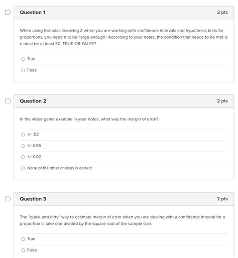 Solved Question 1 2 Pts When Using Formulas Involving Z When Chegg Com