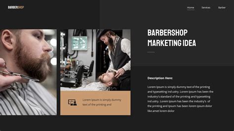 Barbershop Powerpoint Template Presentation Templates Graphicriver