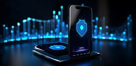 Premium Photo Futuristic Digital Security System With A Holograph