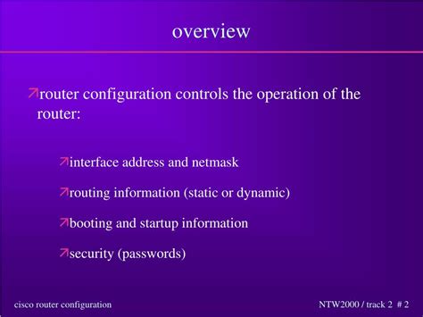 PPT Cisco Router Configuration Basics PowerPoint Presentation Free Download ID
