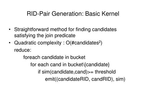 Ppt Efficient Parallel Set Similarity Joins Using Mapreduce Rares