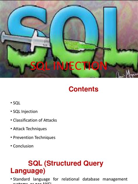 Pdf Presentation On Sql Injection Dokumentips