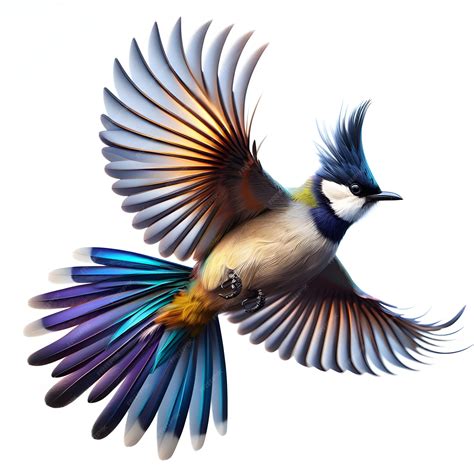 Premium Photo Beautiful Bird On White Background