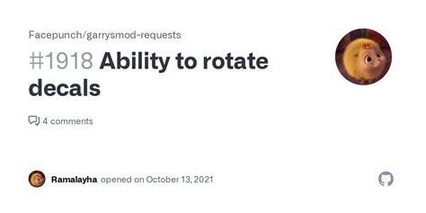 ability to rotate decals · issue 1918 · facepunch garrysmod requests · github