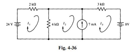 Solved Calculate The Mesh Currents In The Circuit Of Fig Answer Transtutors