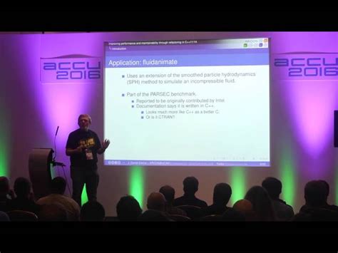 accu conference talk improving performance and maintainability in