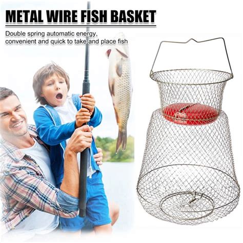 Durable Floatable Galvanized Steel Wire Fishing Ba Grandado
