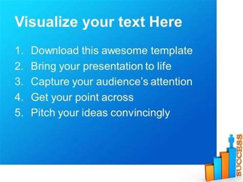 Colored Bar Graph With Person Success PowerPoint Templates And PowerPoint T