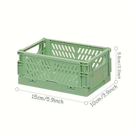 Pastel Storage Crates Mini Plastic Crates Small Baskets Temu United