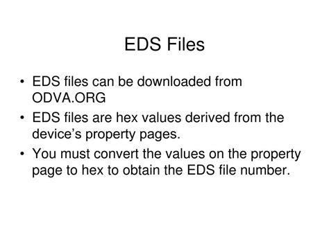 Ppt Determining Eds File Numbers Powerpoint Presentation Free
