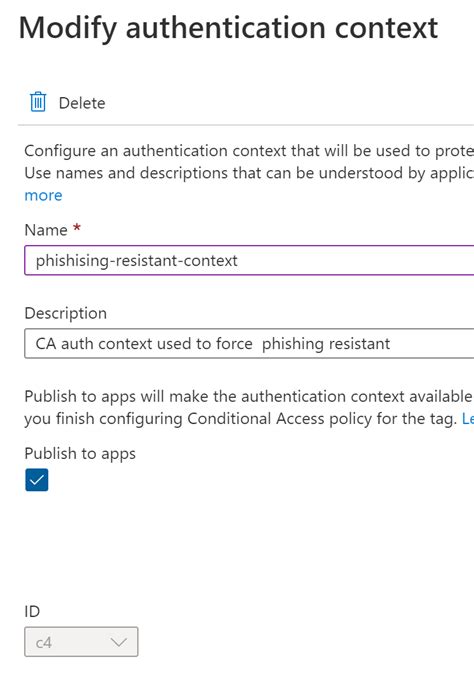 force phishing resistant authentication in an asp core application