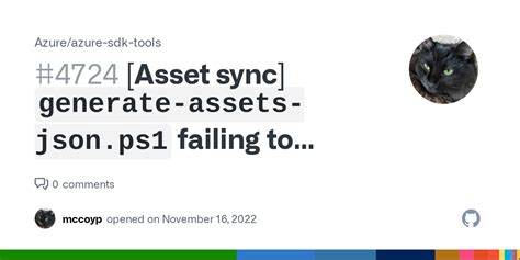 [asset sync] `generate assets json ps1` failing to move recordings on