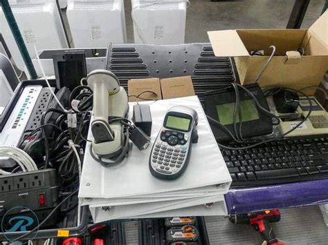 Shelf Of Hp Deskjet 3752 Printer Surge Protectors And Office Supplies