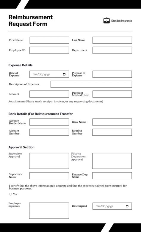 Time Off Request Form Template Venngage