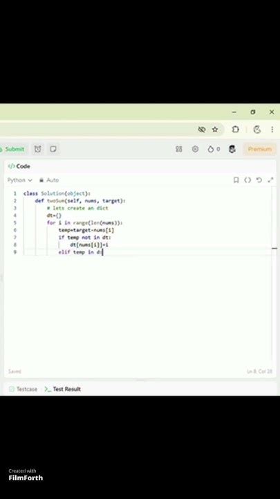 Leetcode Problem Two Sum Leetcodejava Leetcode Problem Reels Trending Coding Shorts