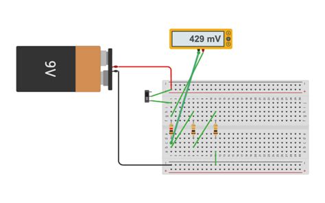 circuit design circuito en serie tinkercad