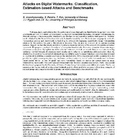 خرید و قیمت دانلود کتاب Attacks On Digital Watermarks Classification Estimation Based Attacks
