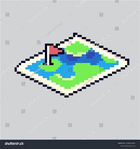 Pixel Art Illustration Map Pixelated Map Stock Vector Royalty Free 2399553897 Shutterstock