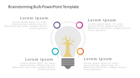 Animated Bulb Strategy Powerpoint Template
