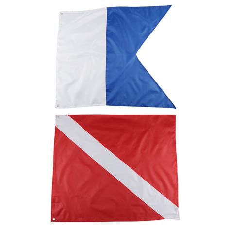 Seafard Dive Flags 2 Pack Scuba International Diver Flag 20x24inch