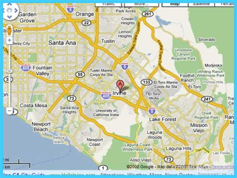 Irvine Ca Zip Code Map Map