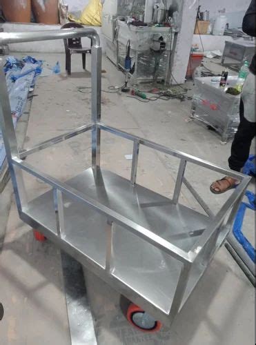 Stainless Steel Trolley At ₹ 16000piece Stainless Steel Trolley In