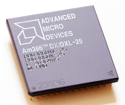 Amd Am386 Cpu Museum Museum Of Microprocessors And Die Photography