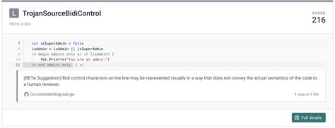 How To Prevent Trojan Source Attacks With Snyk Code Snyk