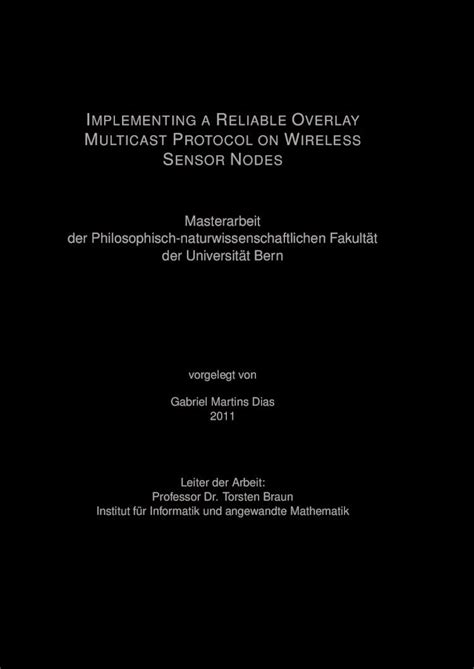 pdf implementing a reliable overlay multicast protocol …rvs unibe ch
