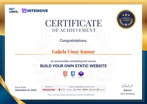 Gajjela Vinay Kumar Future Ready Mern Stack Developer In Training