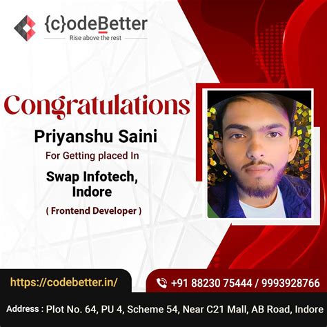 Codebetter On Linkedin Codebetter Congratulations Codebetter Frontenddeveloper