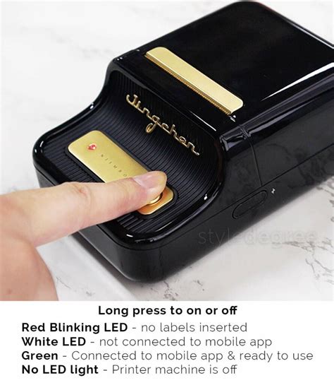 Retro Portable Label Maker Printer Print Labels At Home Anytime