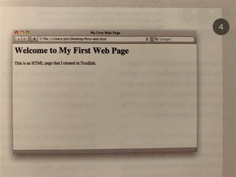 How To Save An Html File In TextEdit So That It Opens Correctly In A