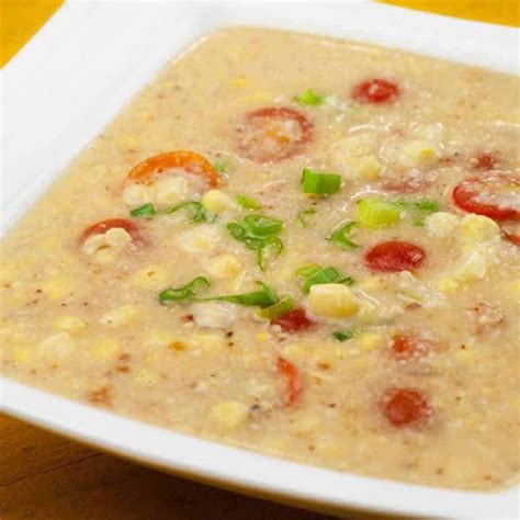 Sweet Corn Bacon And Tomato Chowder