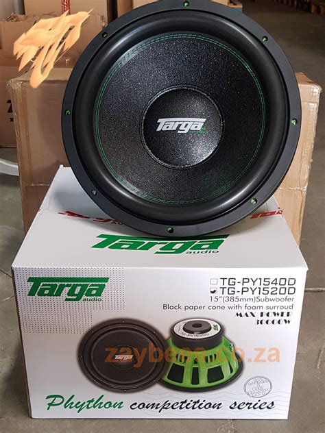 Targa Tg Py1520d 15″ Phython Series 30000w Dual 2 Ohm Subwoofer