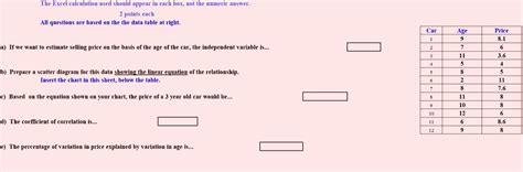 Solved Please Use Excel I Need Excel Formulas Too Not Just The Answer The Excel Calculation