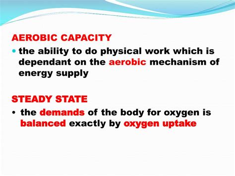 Aerobic Capacity