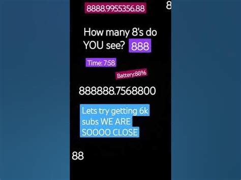 How many 8's do YOU see? - YouTube