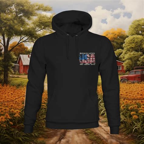 Redneck Nation© Usa Hoodie Redneck Nation