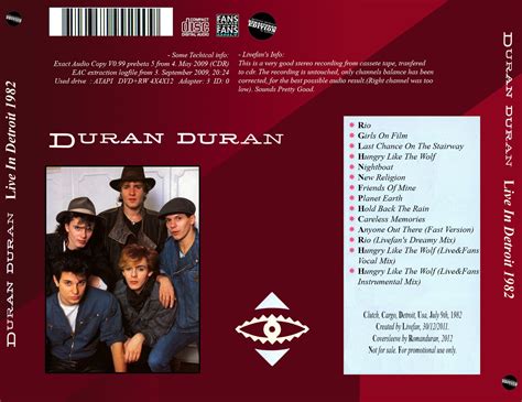 120000 Classic Rock Album Covers Database 1948 2026 Duran Duran