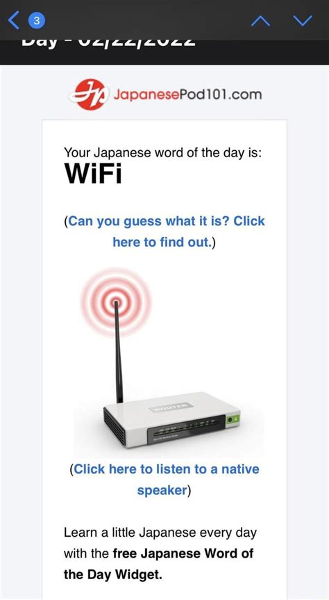 Way Your Japanese Word Of The Day Is Wifi Can You Guess What It Is Click Here To Find Out